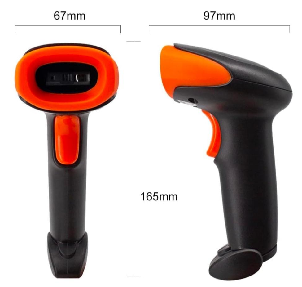 M-Link USB + Wireless 2D Scanner Model 650, Long-Range Barcode Reader ...
