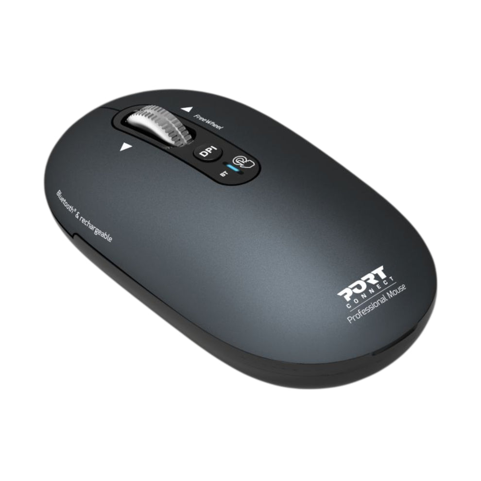 Port Connect PURE MAC Rechargeable Wireless and Bluetooth Mouse - Shad ...