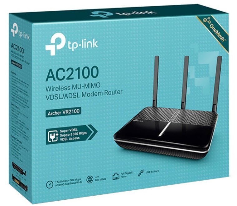 TP-Link Archer VR2100 Modem Router – Matrix Warehouse Computers (PTY) Ltd