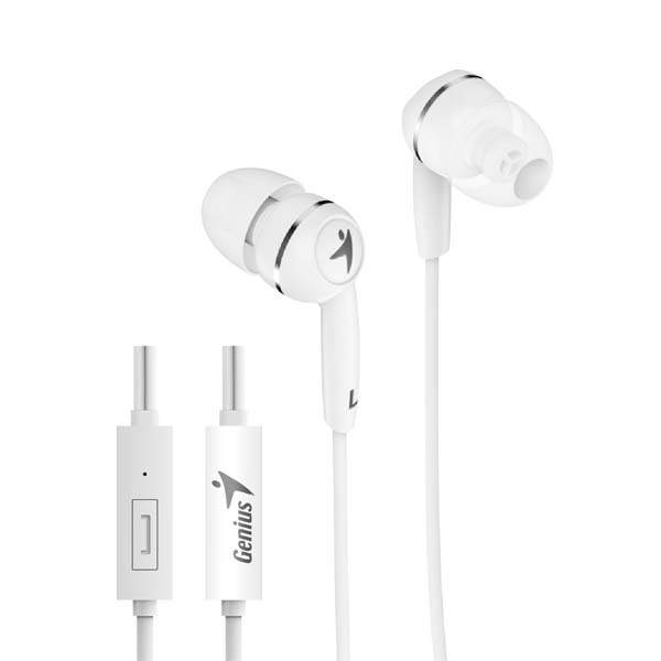Genius HS320 White Earphones – Matrix Warehouse Computers (PTY) Ltd