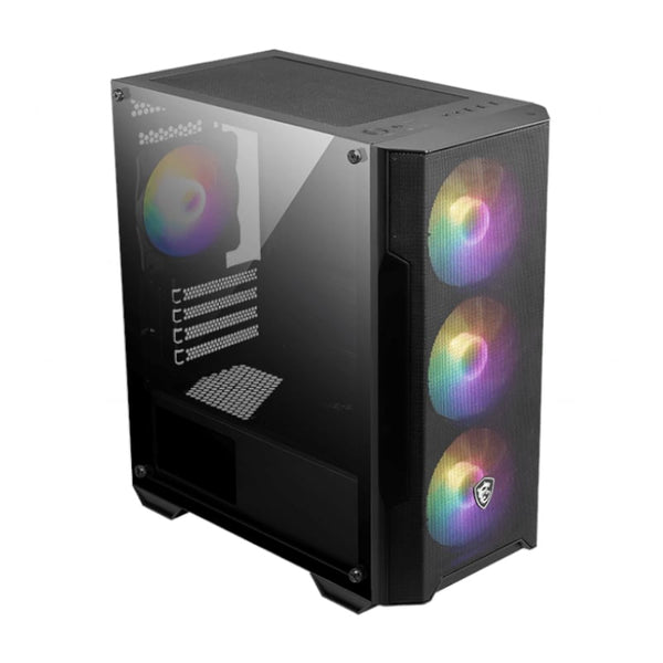 MSI MAG FORGE M100A mATX RGB GAMING CASE – Matrix Warehouse Computers ...