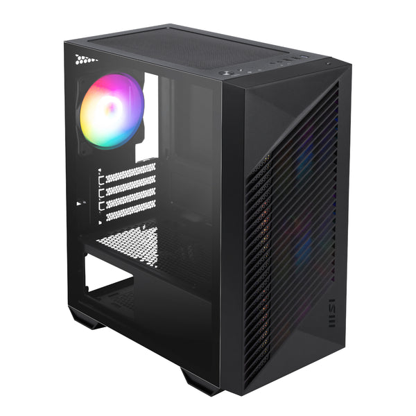 MSI PRO FORGE M050A Micro-ATX Gaming Chassis - Black – Matrix Warehouse ...