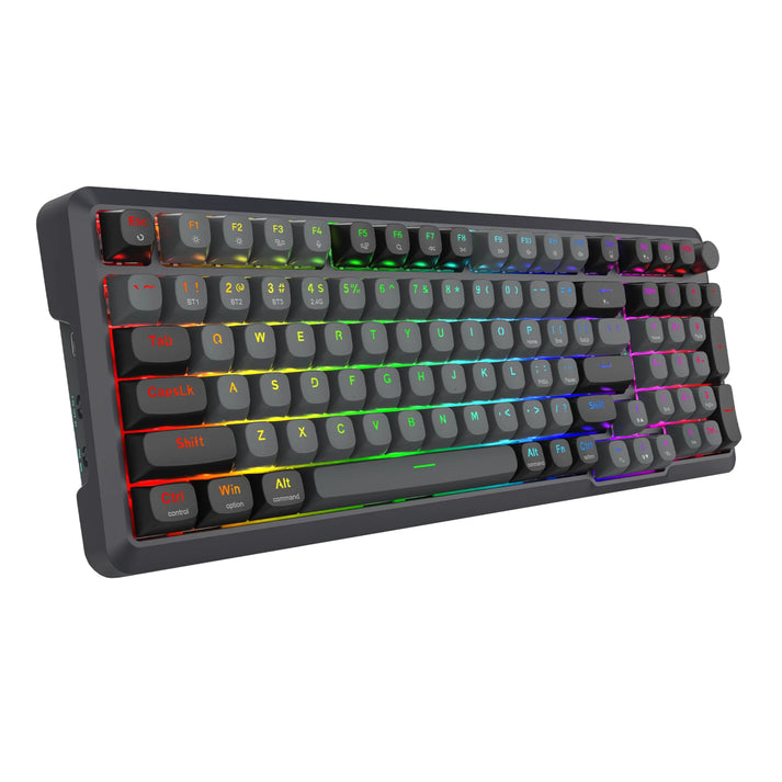 Redragon BRAGI PRO K688 98+1 Gasket Wireless Mechanical Keyboard (Trip ...