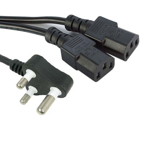 M-Link 2-Way Power Splitter Cable 1.7m – 3-Pin to Dual IEC – Matrix ...